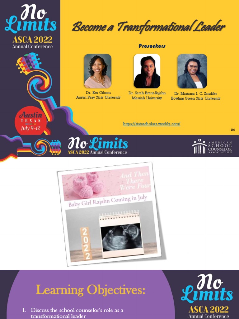 Asca 2022 - Become A Transformational Leader Counselor Website | PDF ...