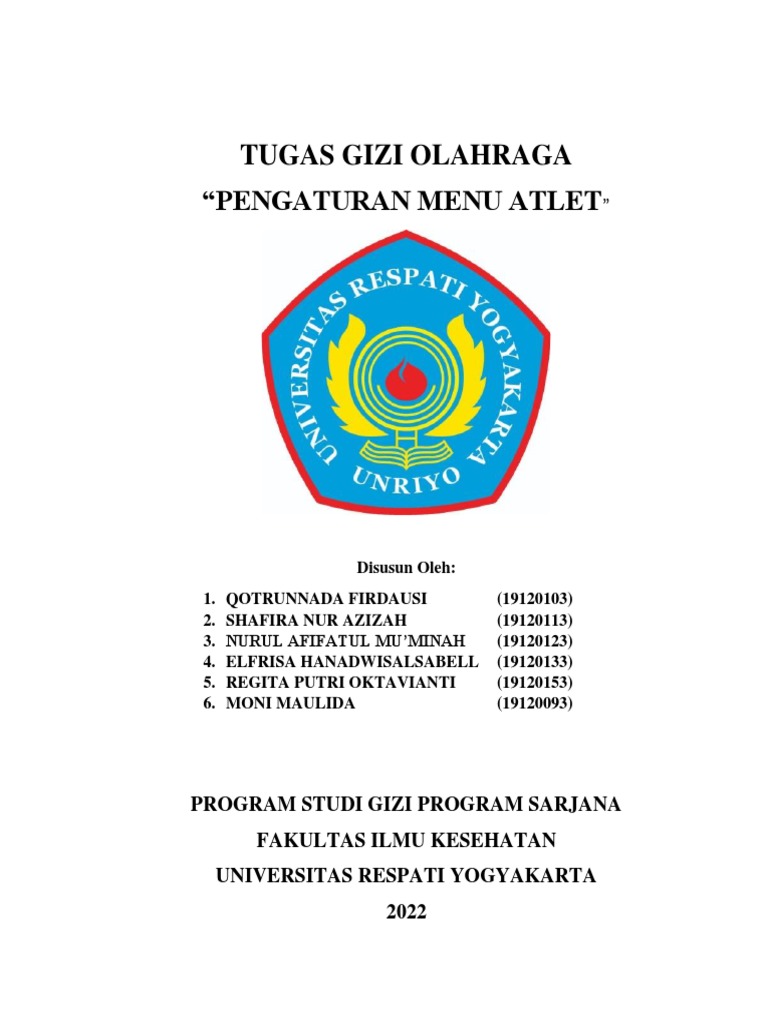 Pengaturan Menu Atlet Kelompok Nim'3 | PDF