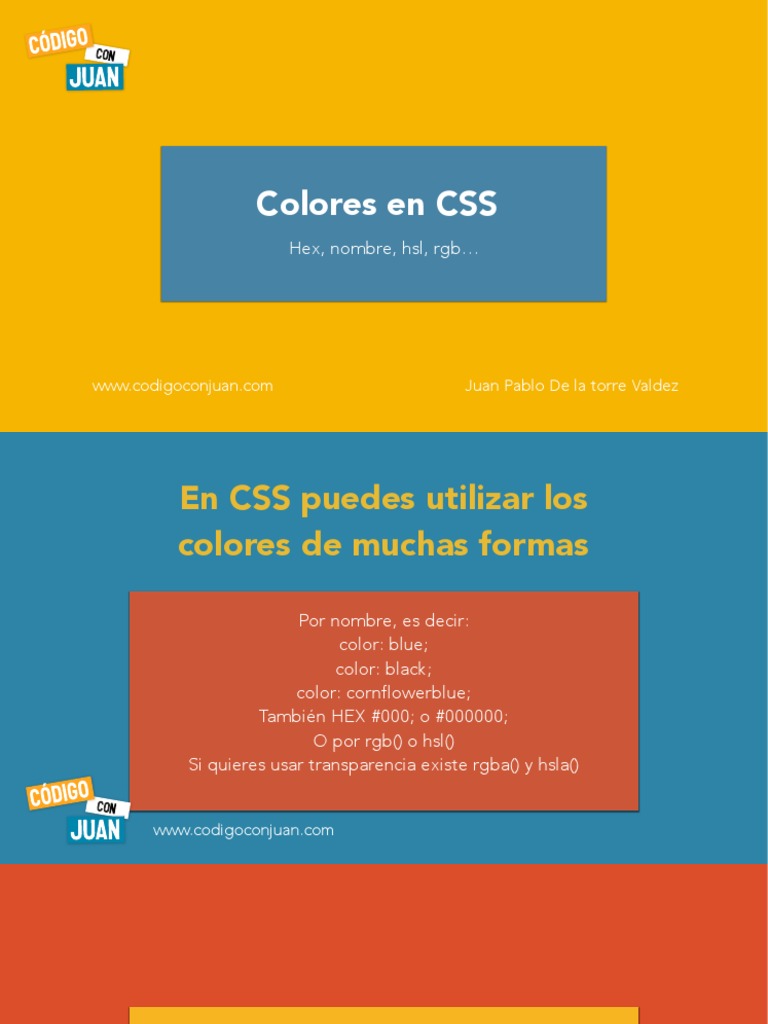 06 Colores+en+CSS | PDF