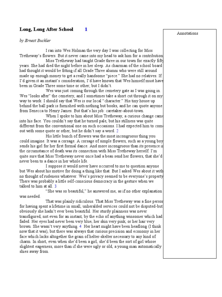 Wes's Tribute to Miss Tretheway | PDF | Poetry