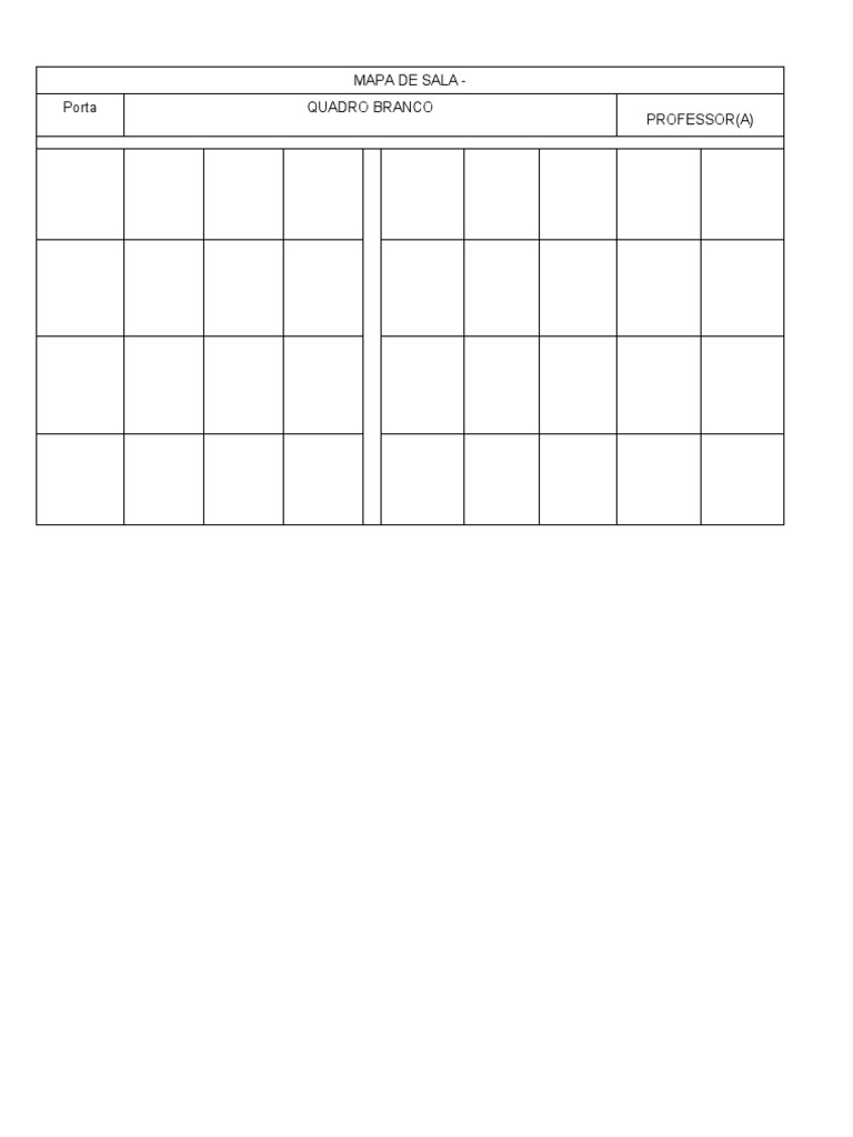 MODELO Mapa de Sala | PDF