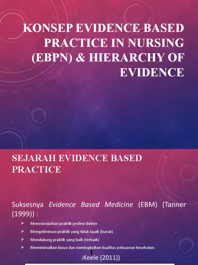 Konsep Evidence Based Practice in Nursing M1 | PDF