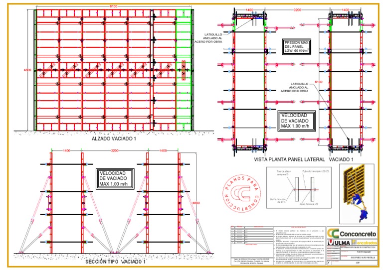 PDF Enc Muros Dovela 0 Eje 8 V2 | PDF