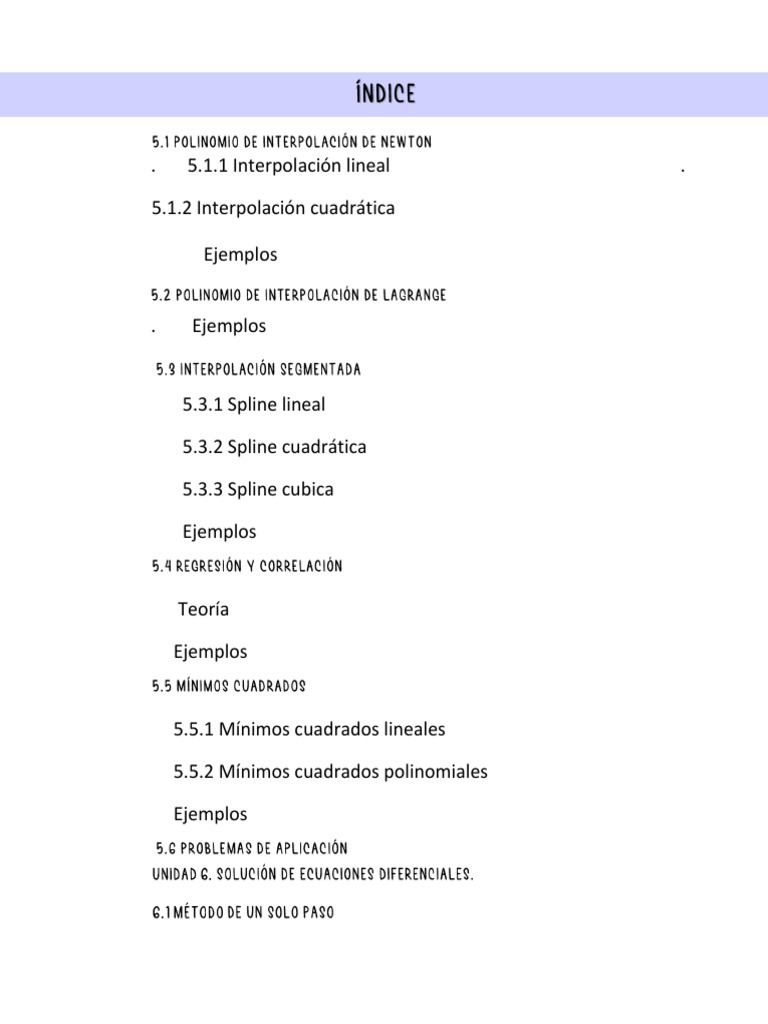 Metodos Numericos Unidad 6 Pdf Derivado Ecuaciones