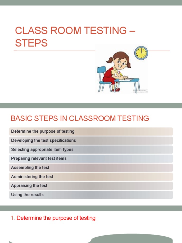 Planning Classroom Tests | Download Free PDF | Cognitive Science | Learning