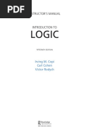 Introduction To Logic 14th Edition PDF | PDF | Logic | Deductive Reasoning