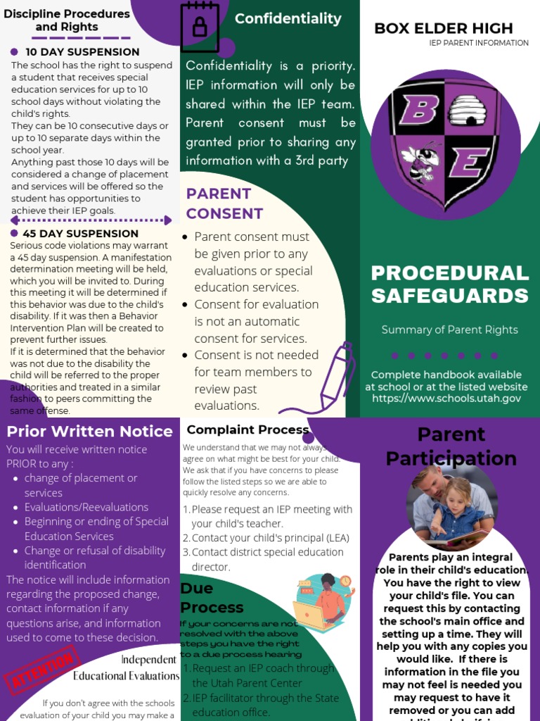 April Blakeley Procedural Safeguard Tri-Fold Brochure | PDF ...