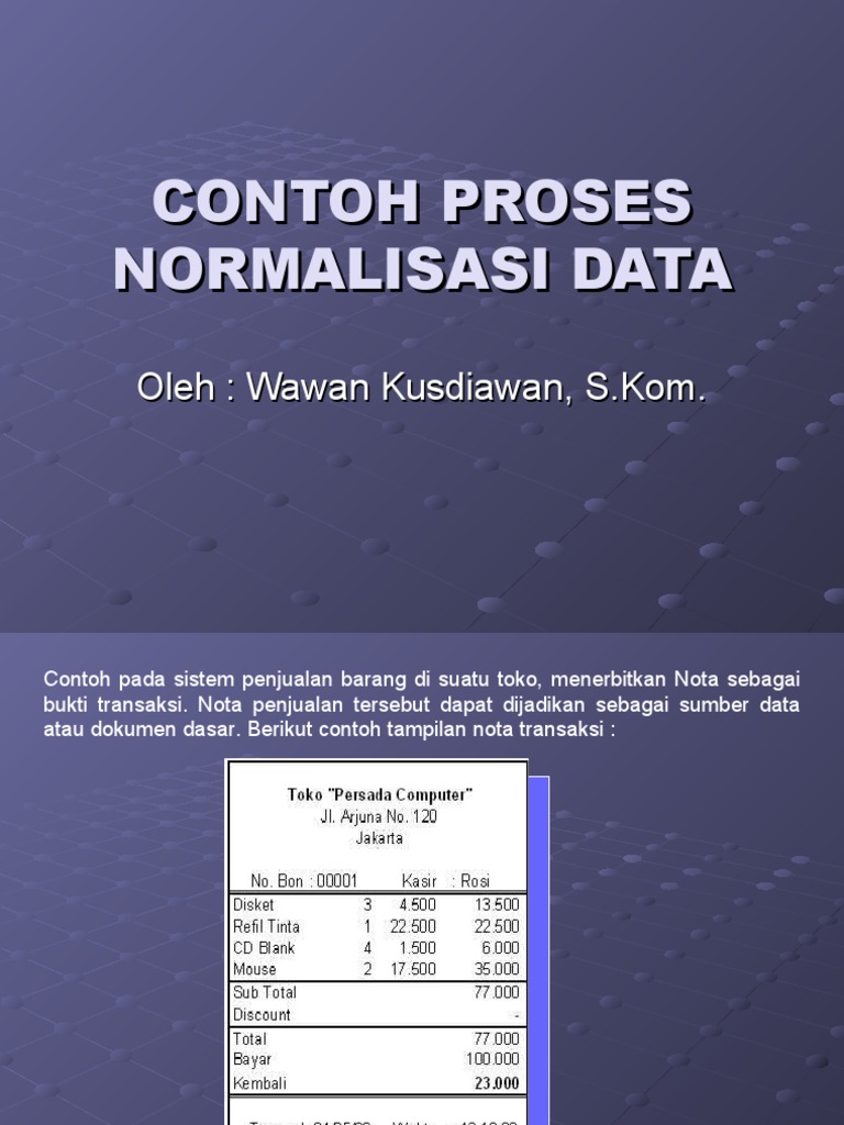 3 Normalisasi | PDF