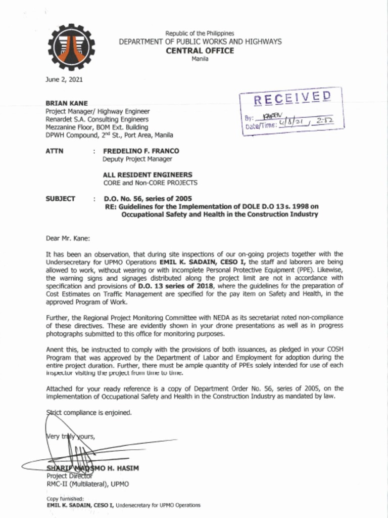 02 - 06 - 2021 D.O. No. 56, Series of 2005 Guidelines For The ...