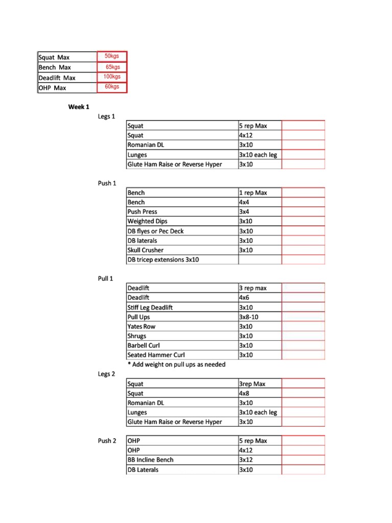 David Laid Dup Program | Download Free PDF | Physical Exercise ...