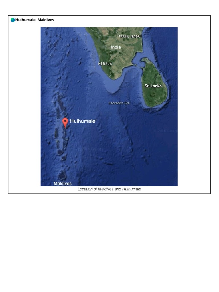 Location of Maldives and Hulhumale | PDF | Male | Island
