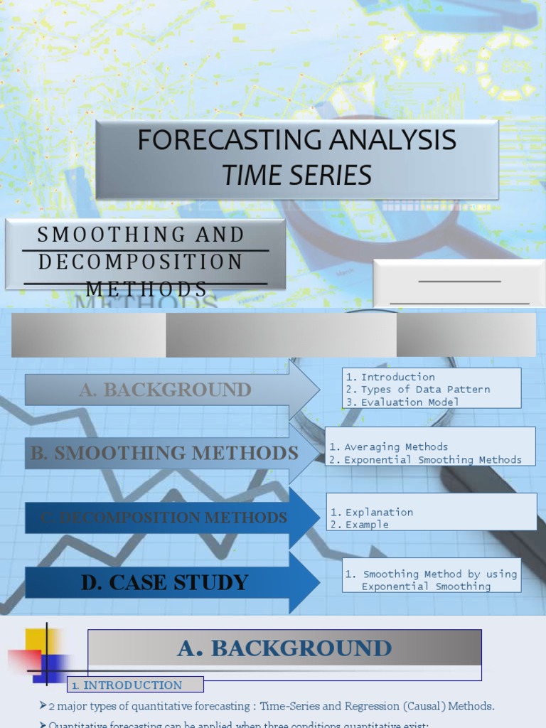 Time Series Forecasting: An Analysis of Smoothing and Decomposition ...