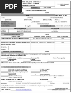 Cast Application Form PDF | PDF | Bachelor's Degree | College