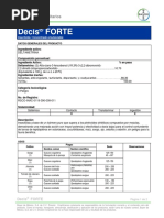 DECIS FORTE Ficha Tecnica 2024 | PDF