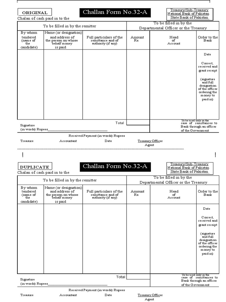 Challan Form 32 A Download | PDF | Financial Services | Economies