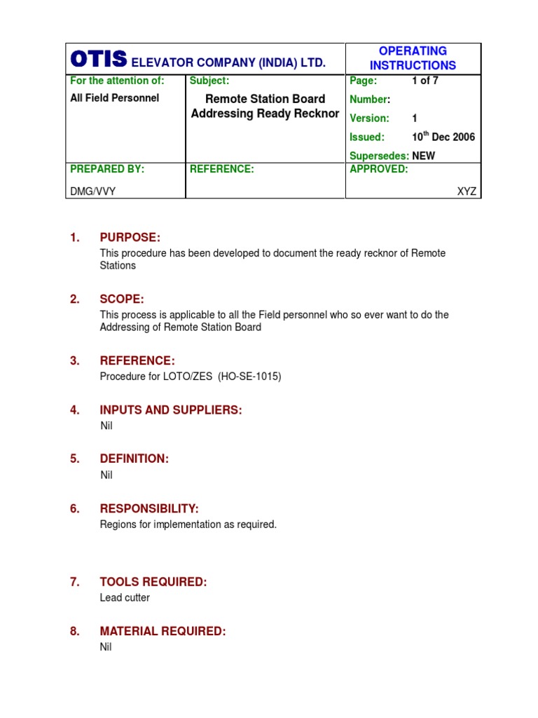 Otis Otis Otis Otis: Elevator Company (India) LTD | PDF | Computer Engineering | Computing