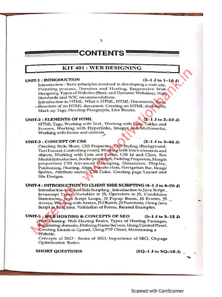 Web Designing | PDF