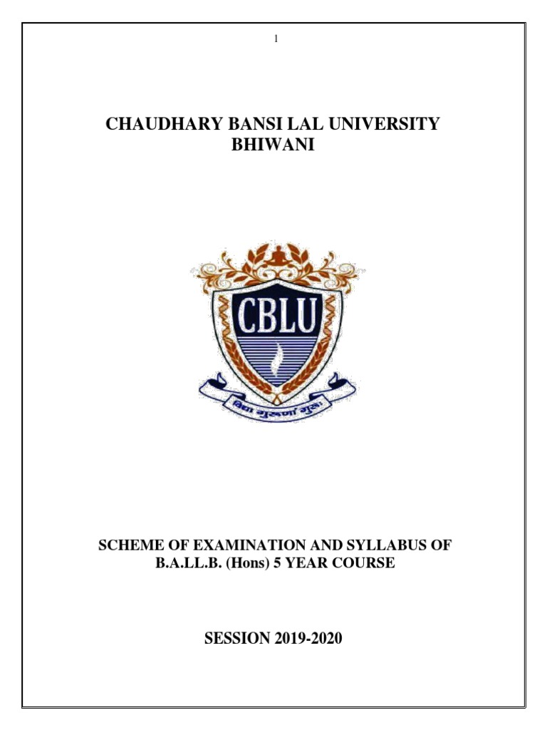 BA LLB Hons. 5 Years | PDF | Economics | Guarantee