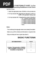BADAC Functionality Assessment Guide | PDF