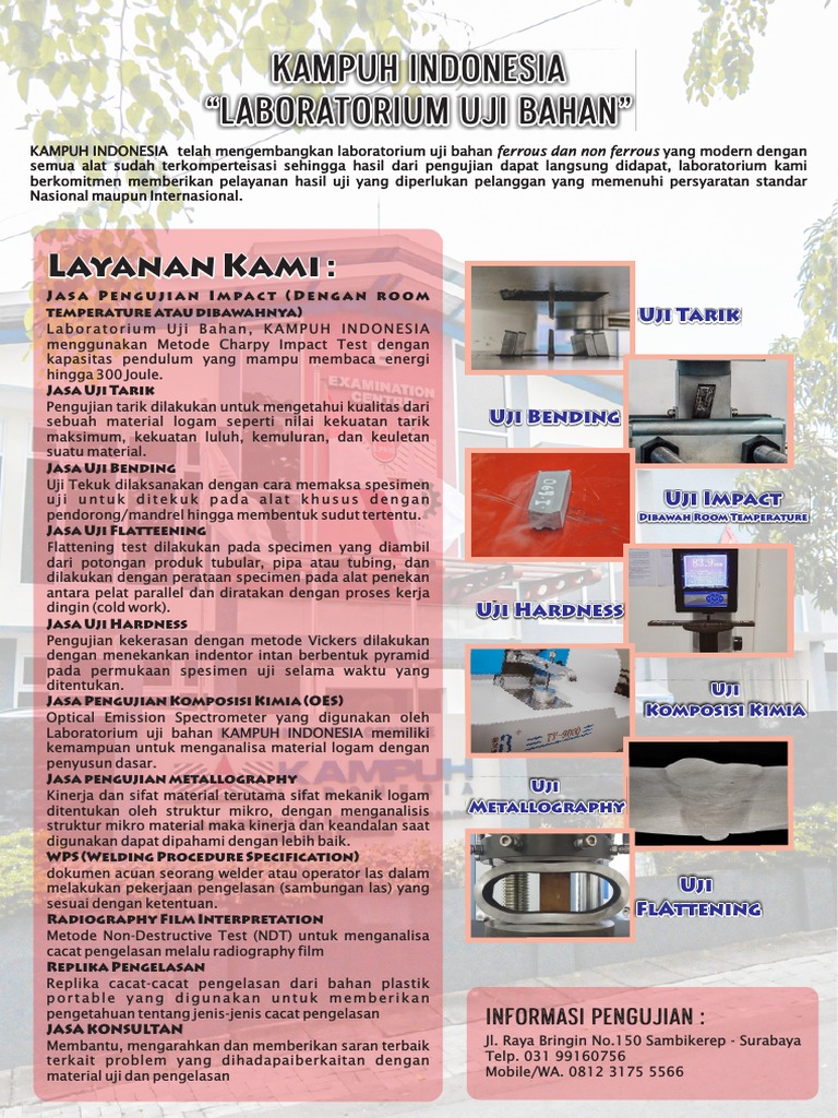 Lab Uji Bahan | PDF