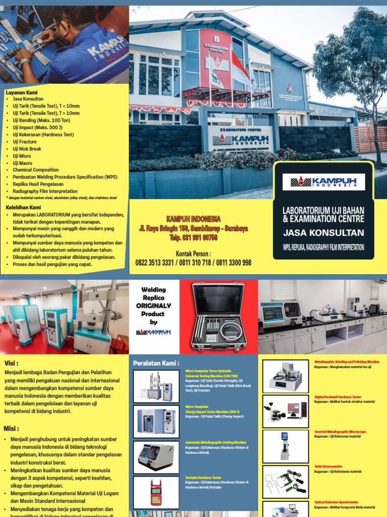 Brosur Laboratorium | PDF