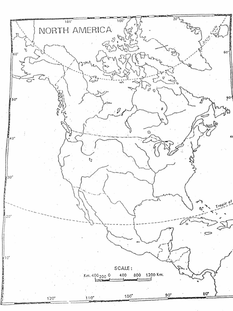 Blank Maps - NA & India Political | PDF