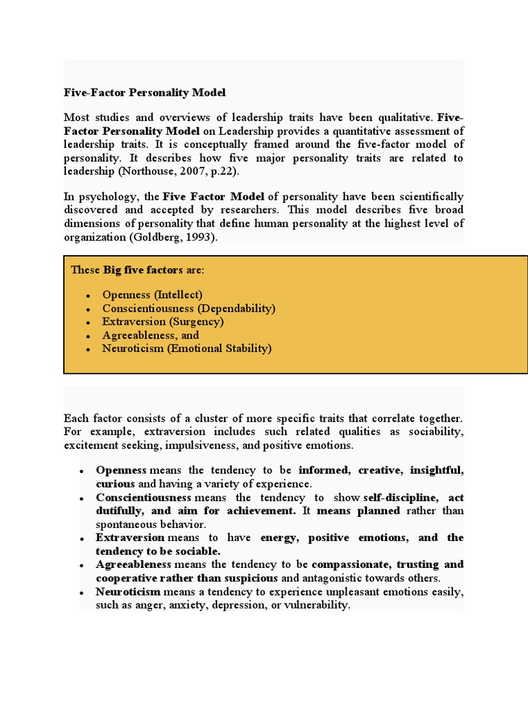 five-factor-model-of-personality-pdf-leadership-cognition
