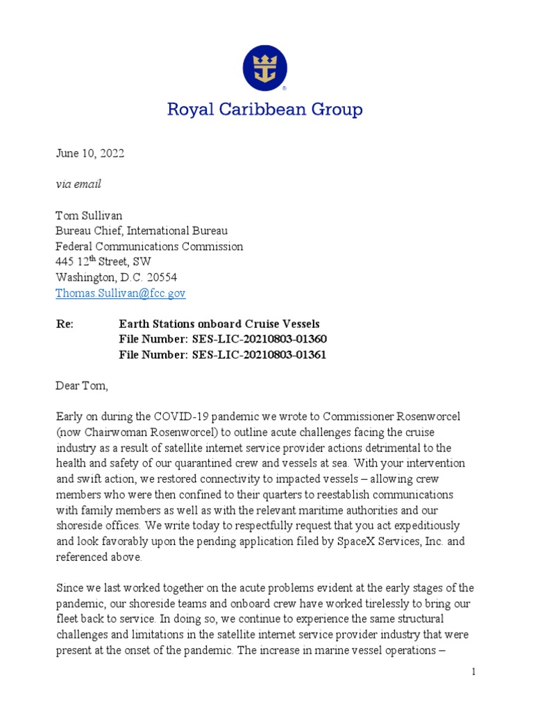 Letter To FCC - Fina | PDF | Internet | Internet Service Provider