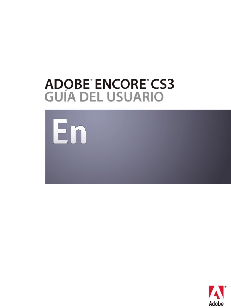 Manual Adobe Encore CS3 | PDF