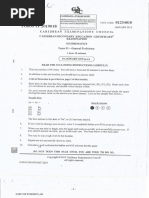 CSEC June 2024 Mathematics Paper 1 | PDF | Mathematics