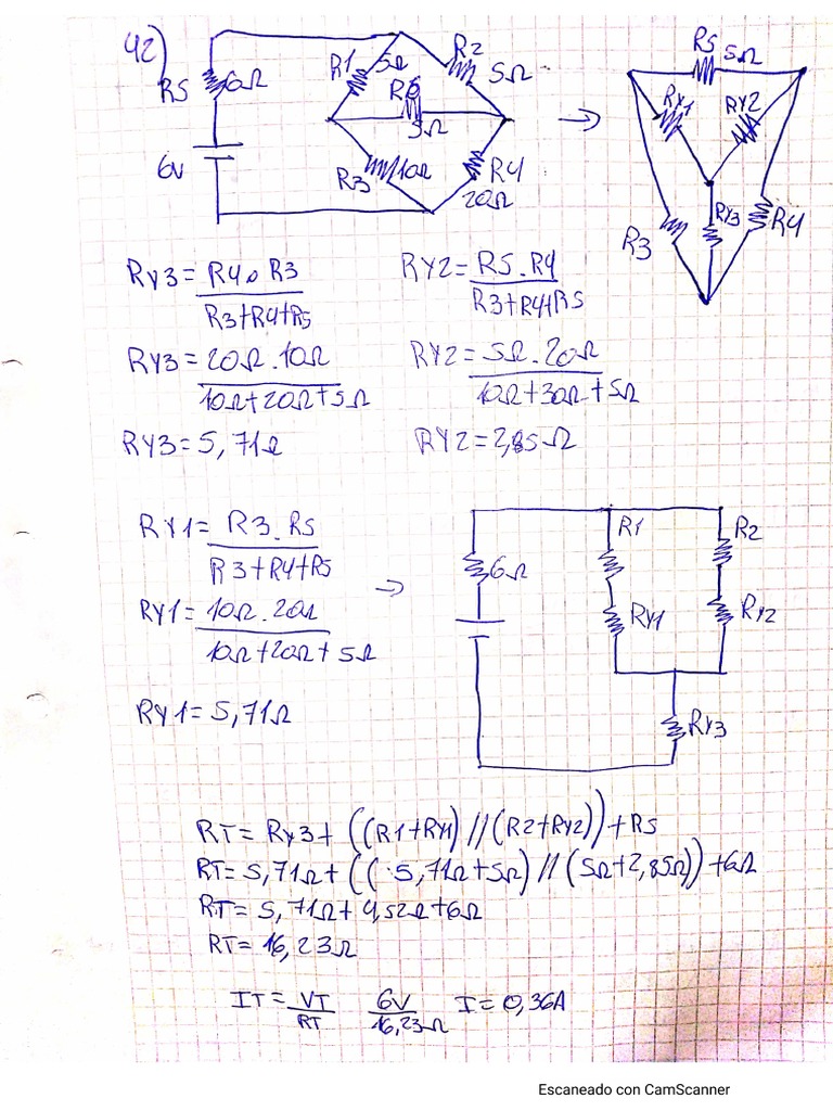 Conversión Estrella Triángulo | PDF
