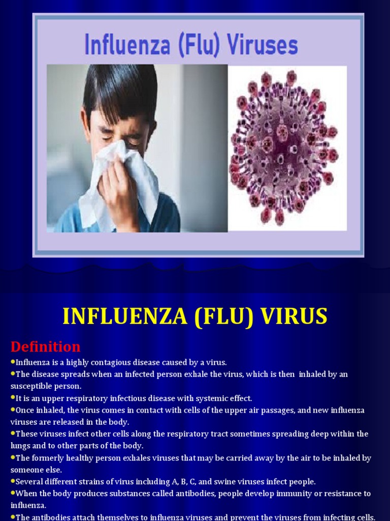 Influenza (Flu) Virus | PDF | Influenza | Infection