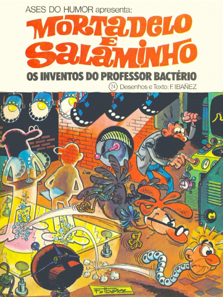 Mortadelo e Salaminho - 24 - Os Inventos Do Professor Bactério | PDF