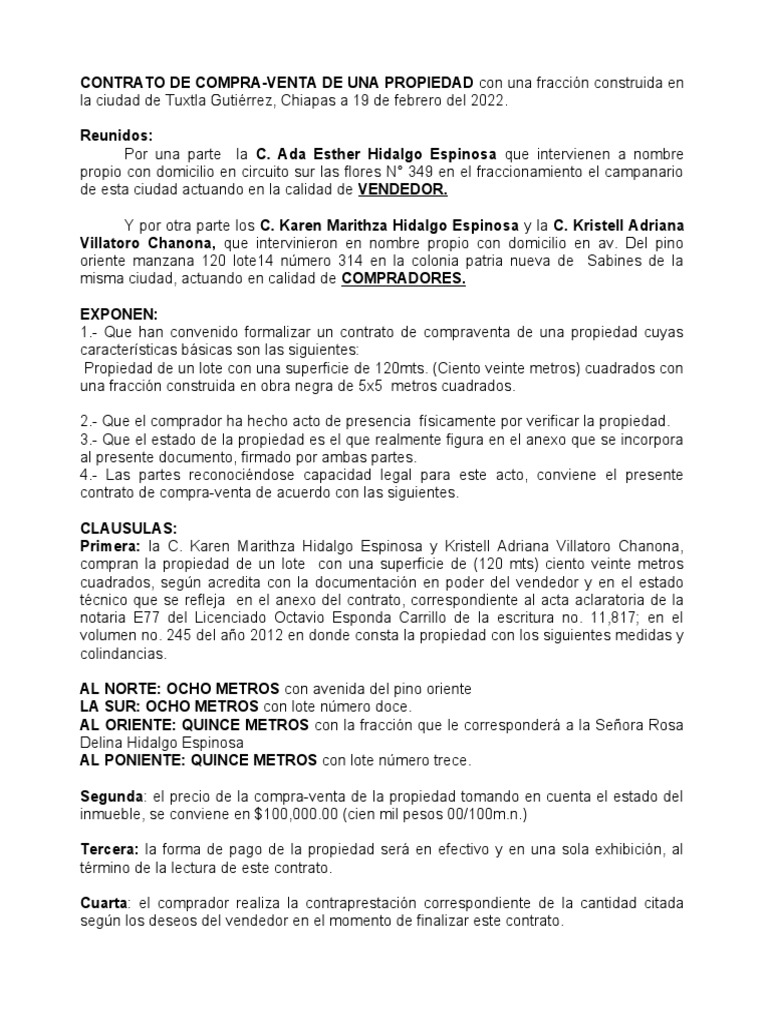 Contrato De Compra Venta Para Imprimir En Pdf 2022 Hot Sex Picture