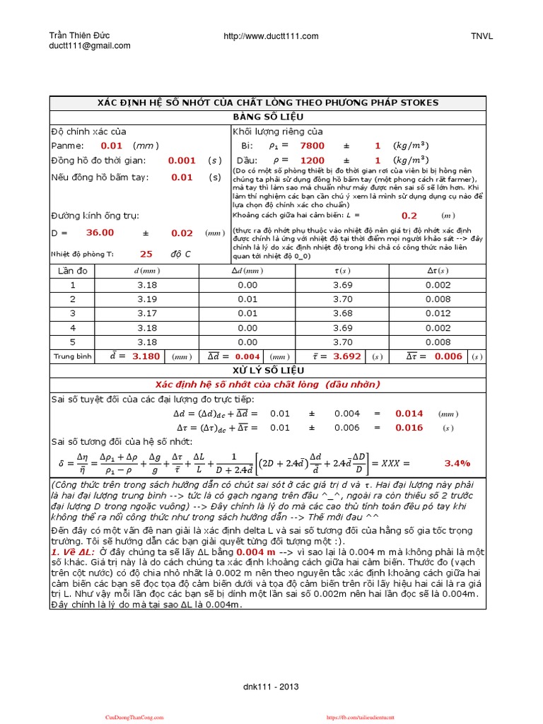 Thi-Nghiem-Vat-Ly-Dai-Cuong - Bai-05 - Bao-Cao - Xac-Dinh-He-So-Nhot-Cua-Chat-Long-Theo-Phuong ...