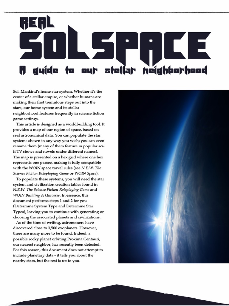 Eons 23 - NEW Maps - Real Solspace | PDF | Stars | Copyright