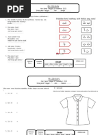 Worksheet Kelas 1 SD Matematikja | PDF
