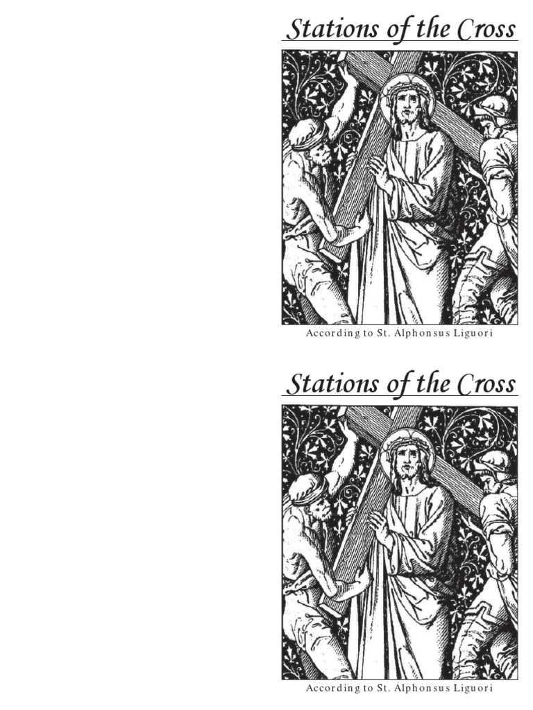 Stations of the Cross According to St. Alphonsus Liguori | PDF ...