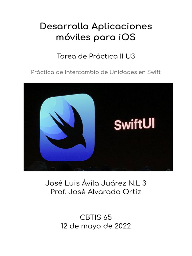 Swift Ui Guia | Descargar gratis PDF | Lenguaje de programación | Ios
