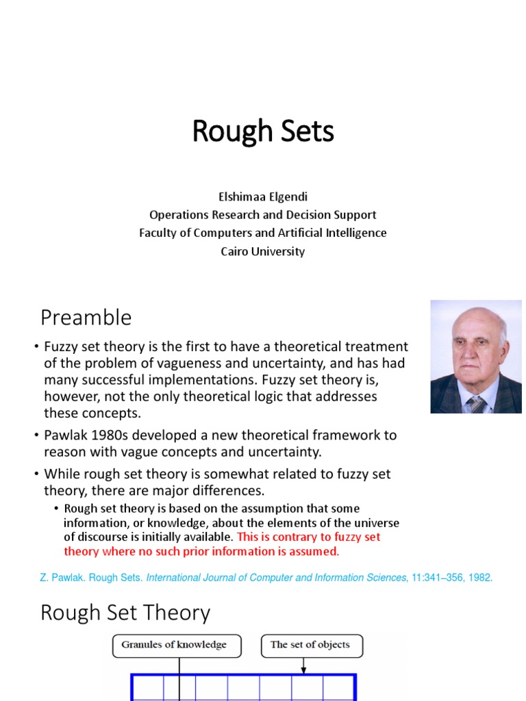 Lecture Rough Sets | PDF | Analysis | Applied Mathematics