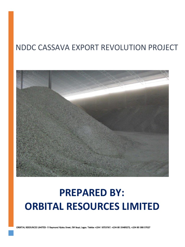 Cassava Chips Business Plan 2 | PDF | Fertilizer | Tractor