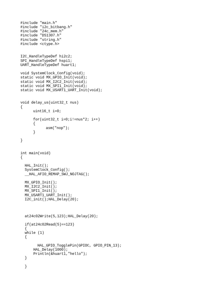 Eeprom I2c STM | PDF | Computer Programming | Computer Architecture