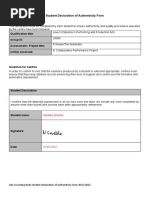 Btec Learner Assessment Submission and Declaration | PDF