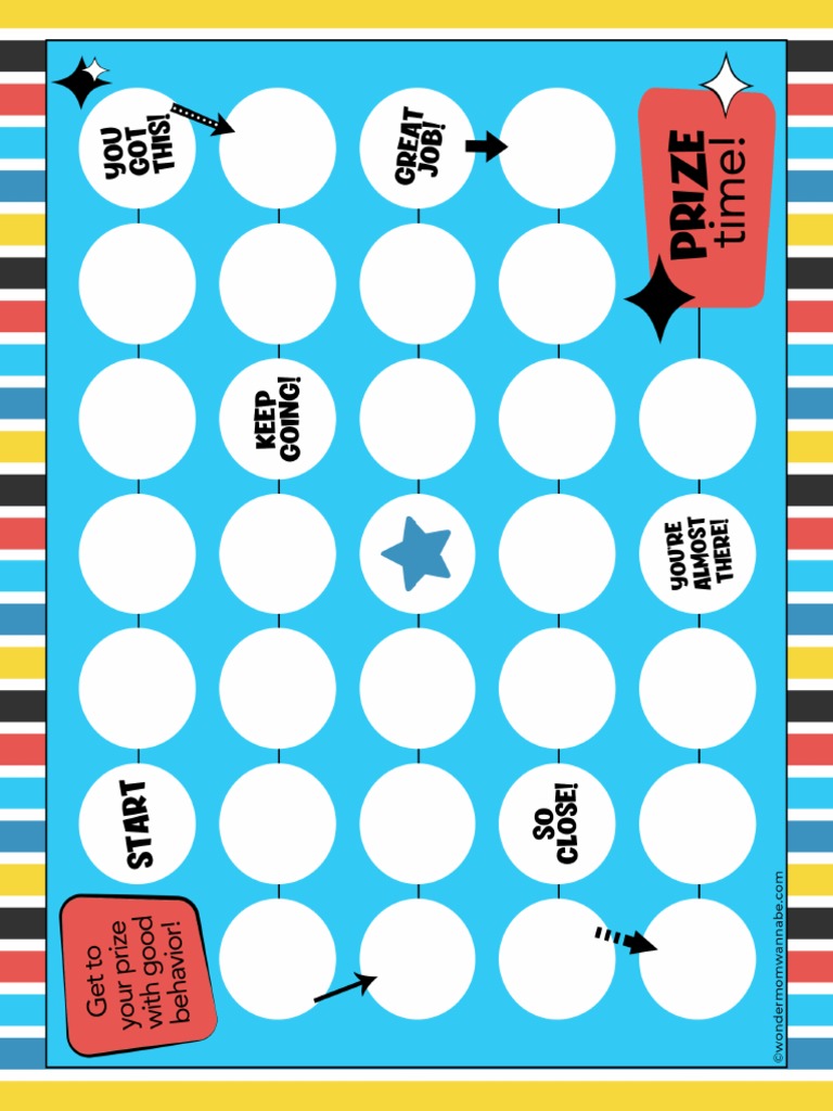 Reward Chart For Kids Sample 5 | PDF