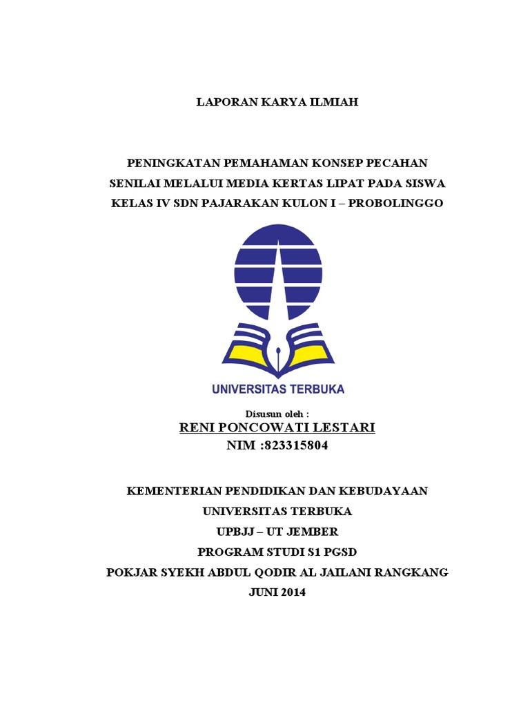 Karya Ilmiah RENY | PDF