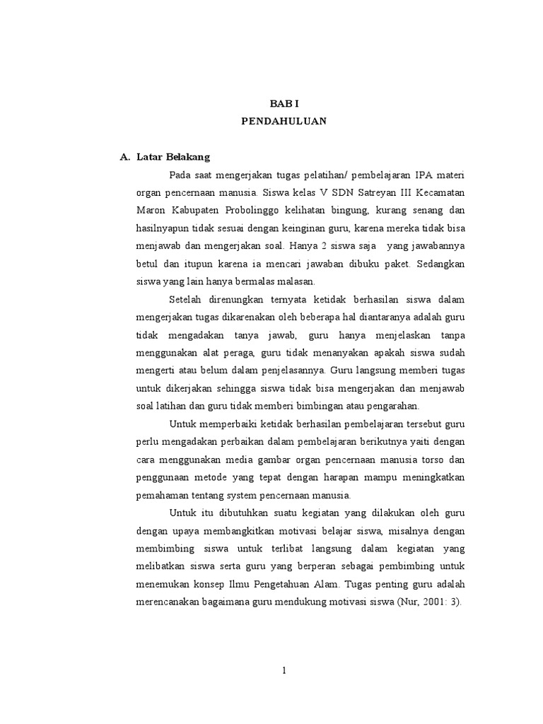 Karya Ilmiah Ipa Kelas 5 | PDF | Sains & Matematika