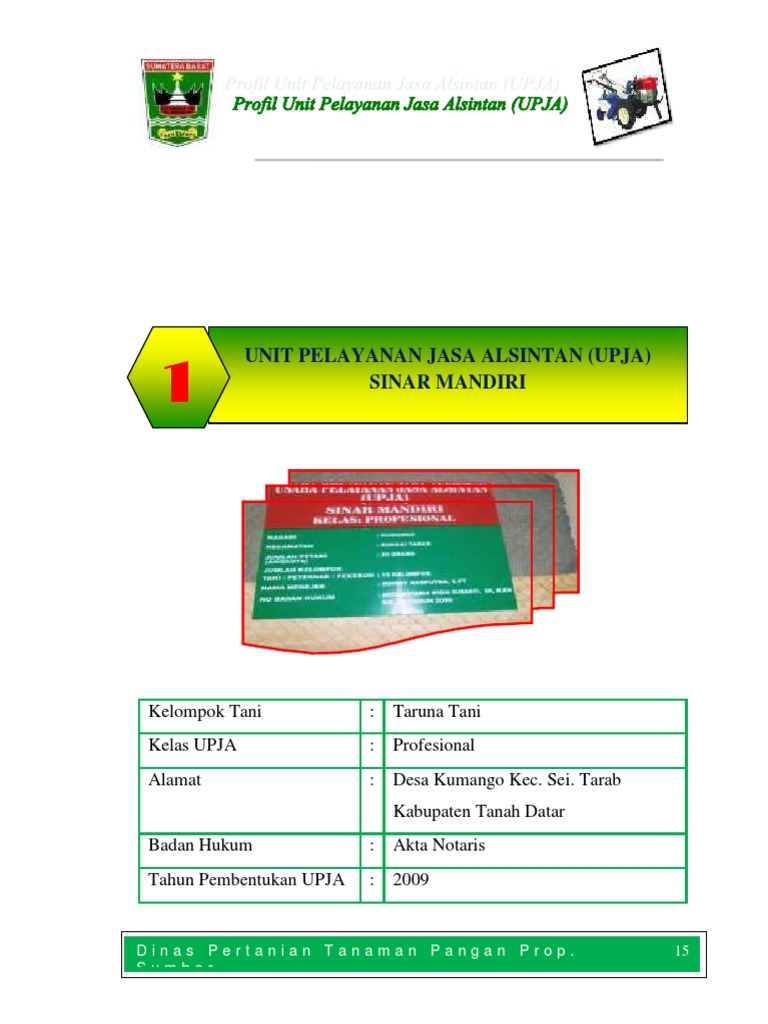Struktur dan Syarat Mendirikan UPJA | PDF