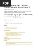 Cell Structure and Function Quiz Questions and Answers | PDF ...