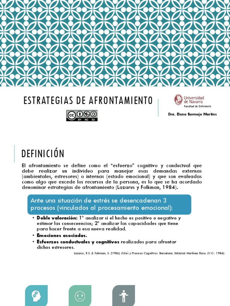 Estrategias de Afrontamiento | PDF | Las emociones | Estrés (biología)