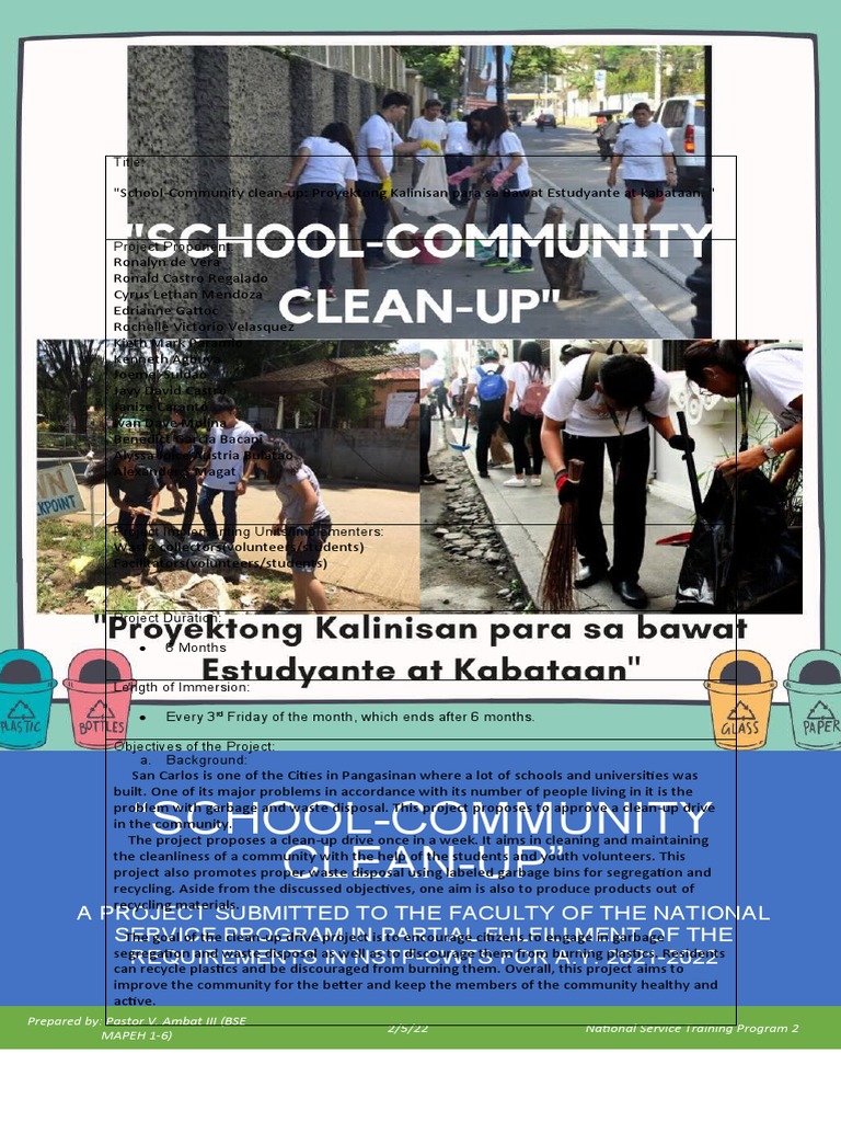 NSTP II Project Proposal | Download Free PDF | Waste Management | Recycling